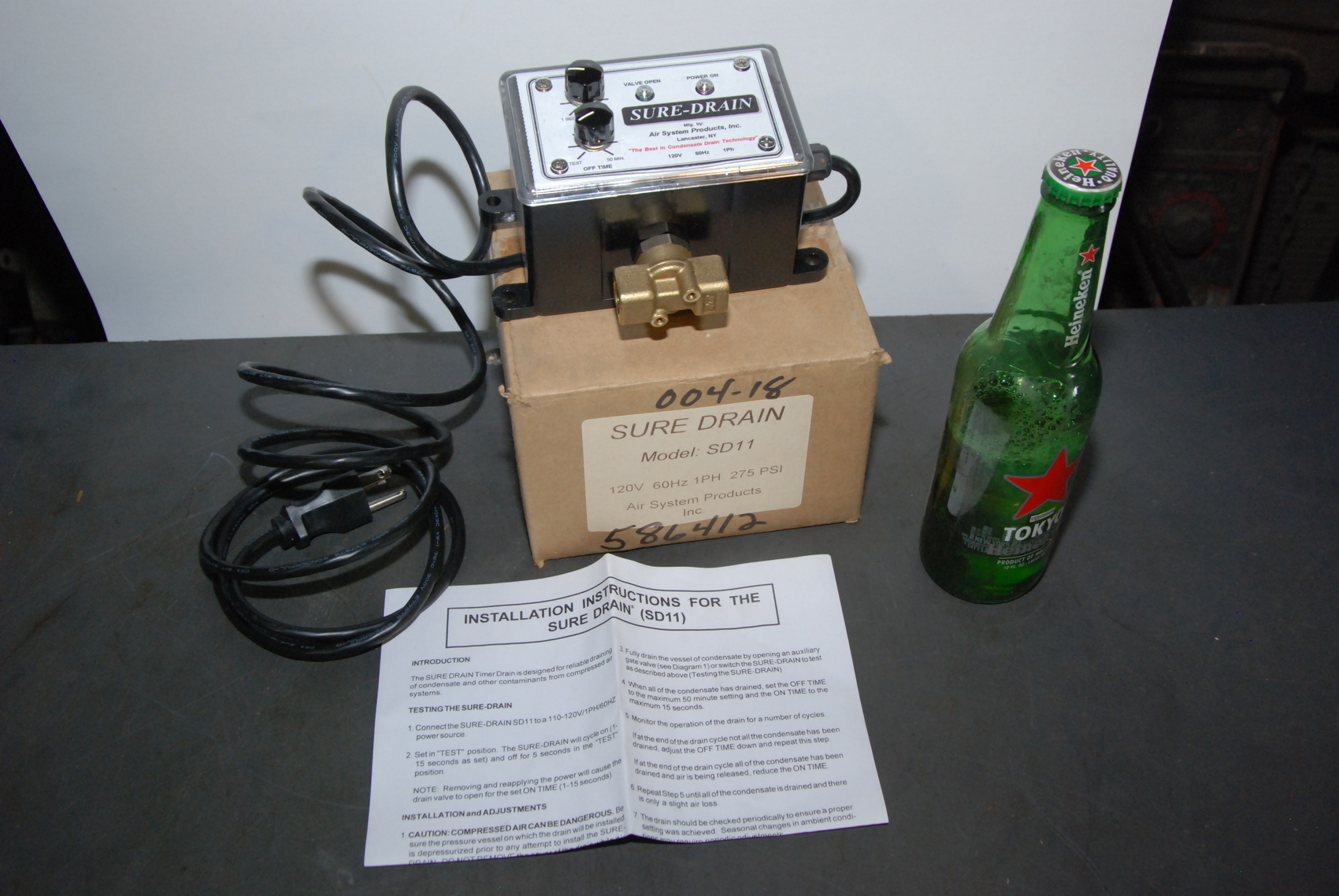 Sure drain SD11 1/4"NPT Drain Valve