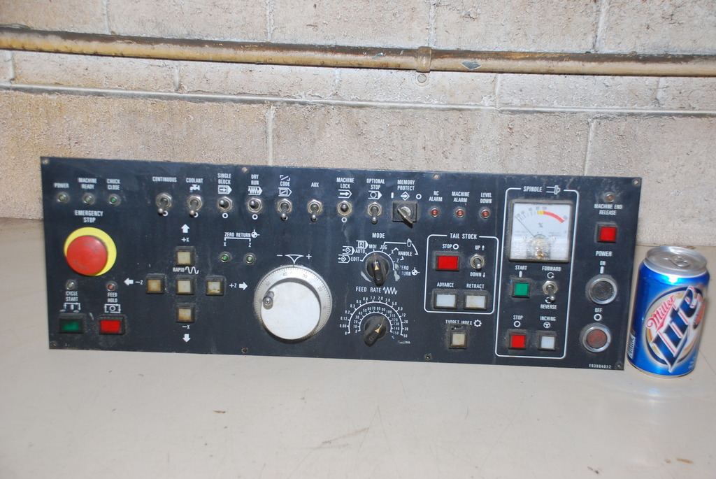 Fanuc Control Panel Switch F93004012 from Miyano BNC-34 CNC Lathe