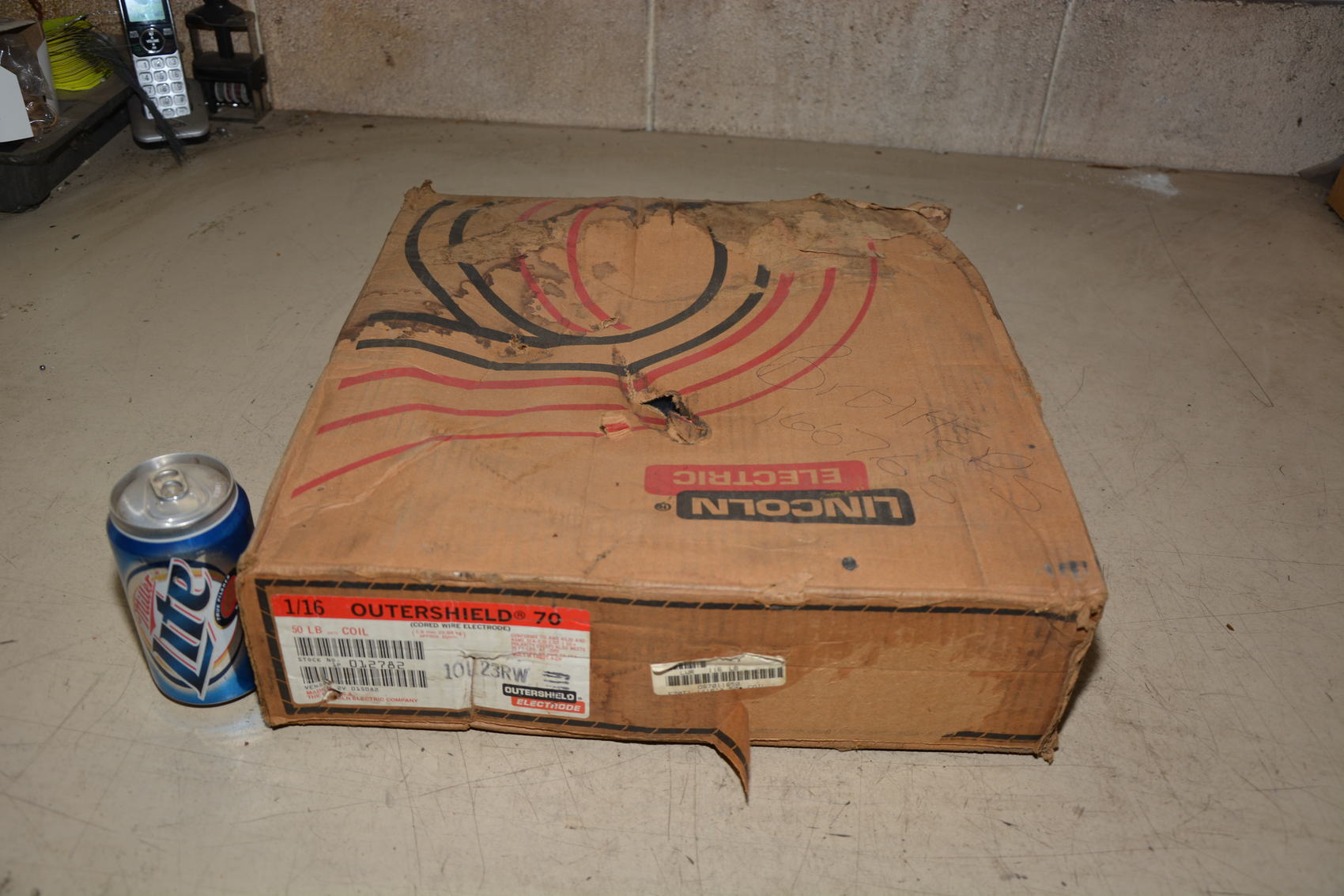 NEW, 50 lbs. Lincoln 1/16 Welding Wire Outershield Electrode 70