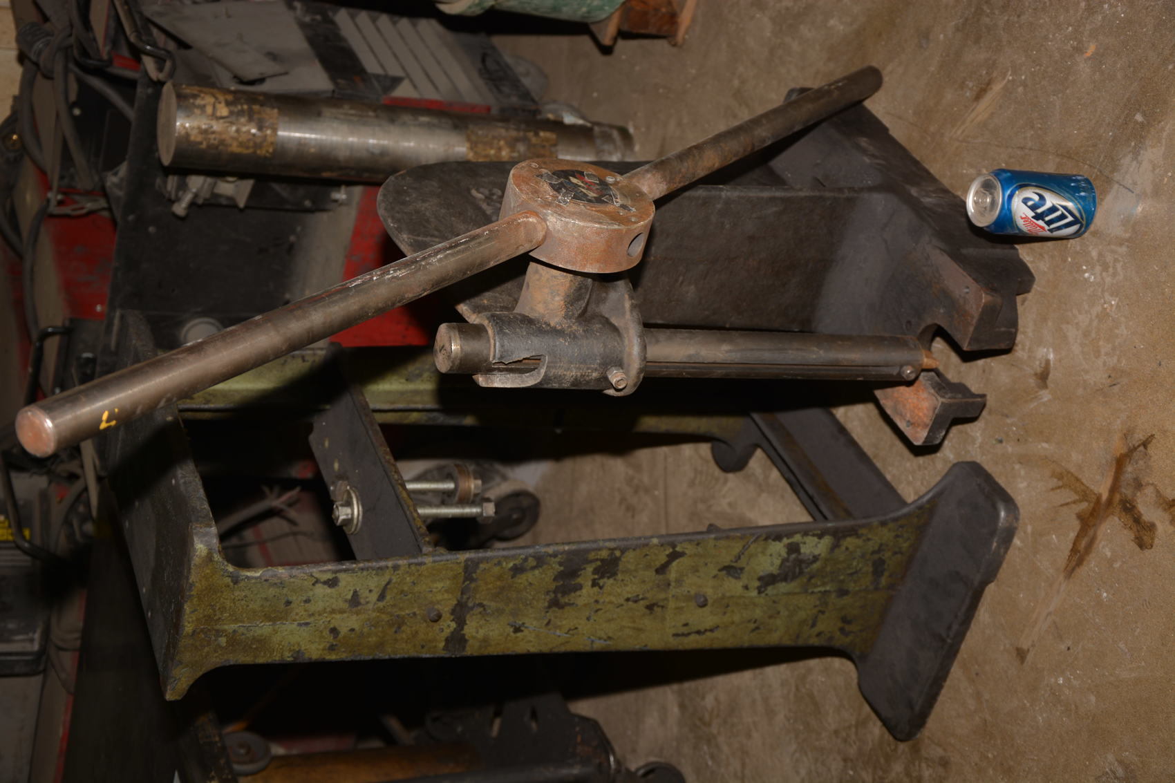 Sheldon #3 3 ton Arbor Press on Pretty Cast Iron Base