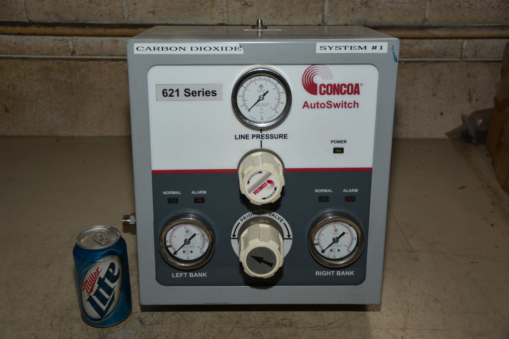 Concoa 621 Series Autoswitch Laser Resonator Gas Supply System