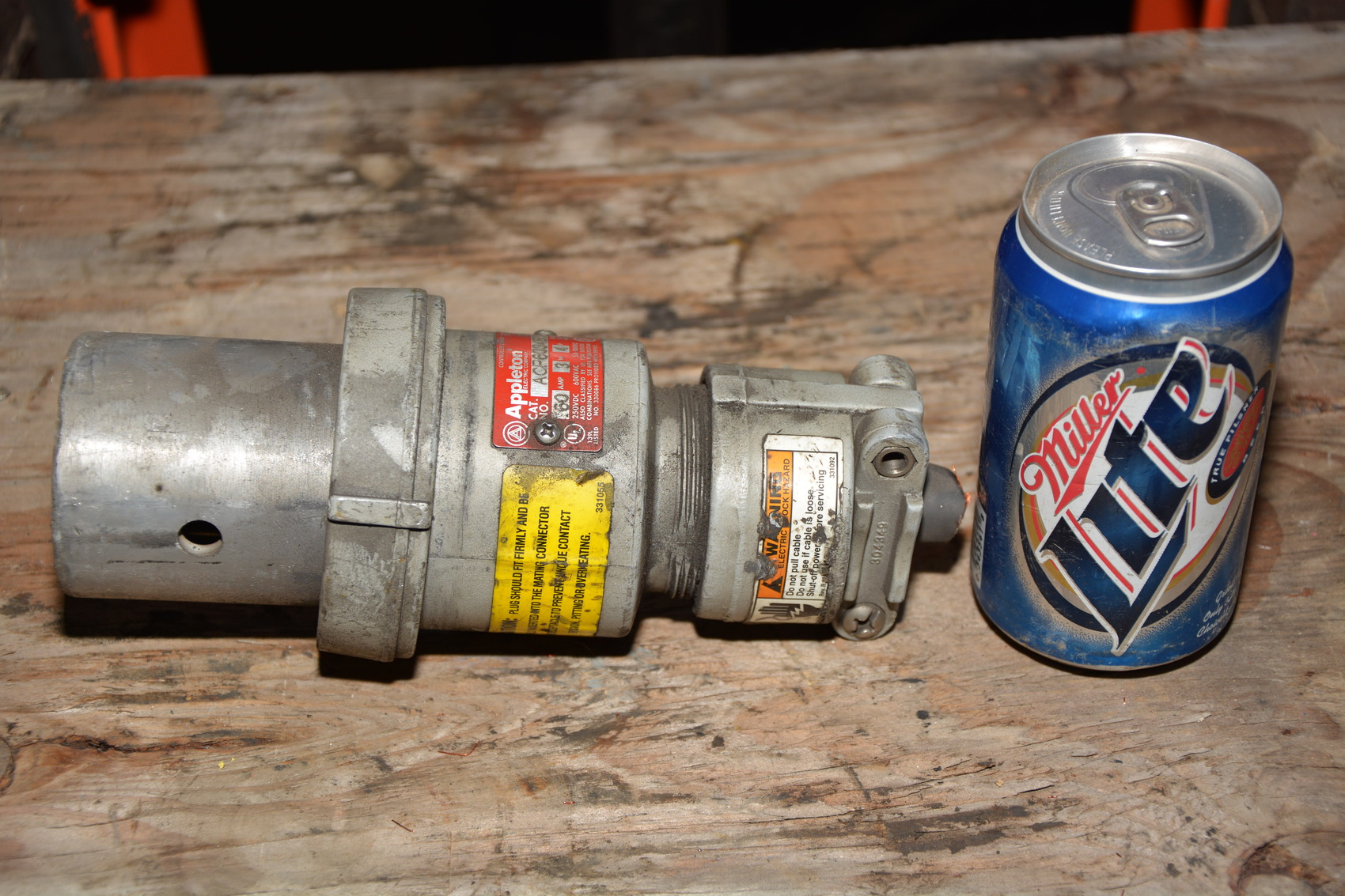 Appleton Cat. No.ACP6034BC Powertite Plug, 60 Amps, 4-Pole