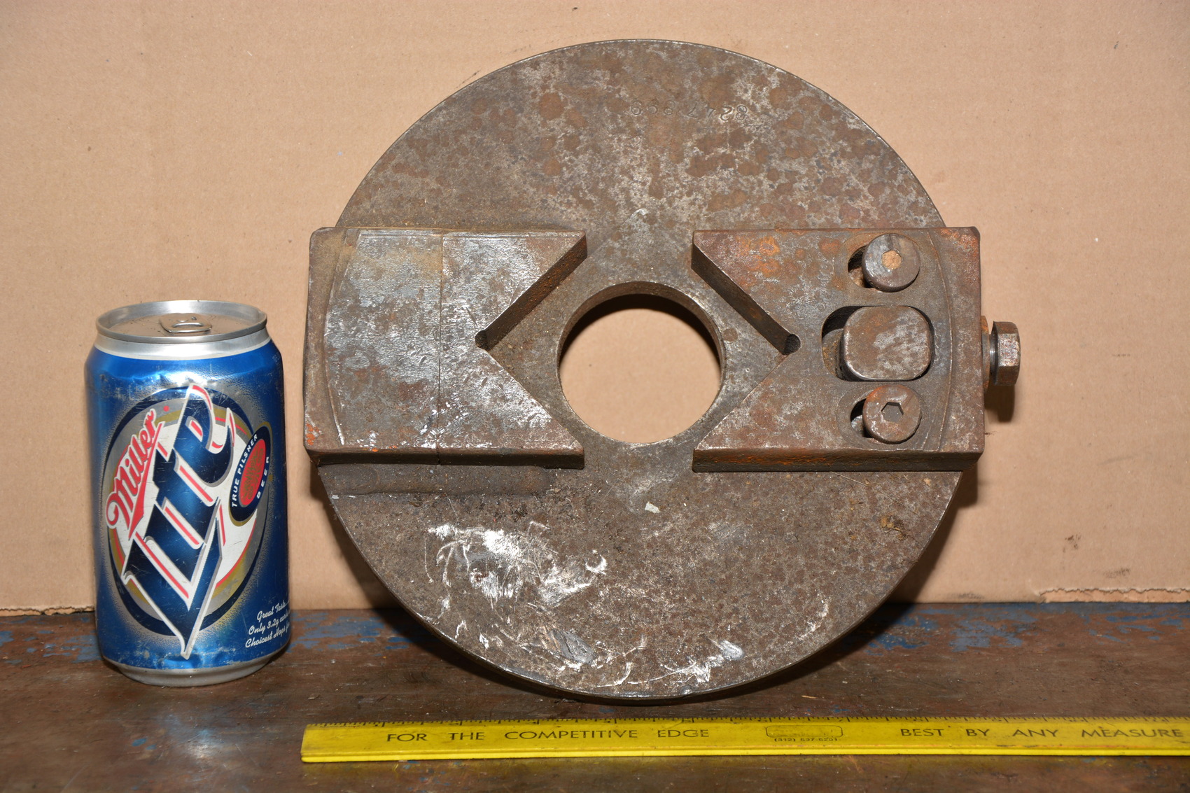 Workpiece Fixture for CNC Lathe Chucks, 9" Diameter X 0.7" Thick