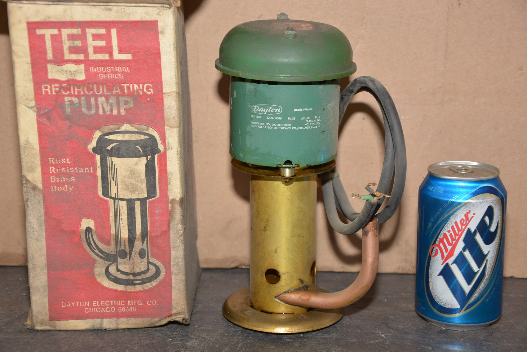 NEW Teel Model 1P928B Recirculating Pump,1/70 HP,Single Phase