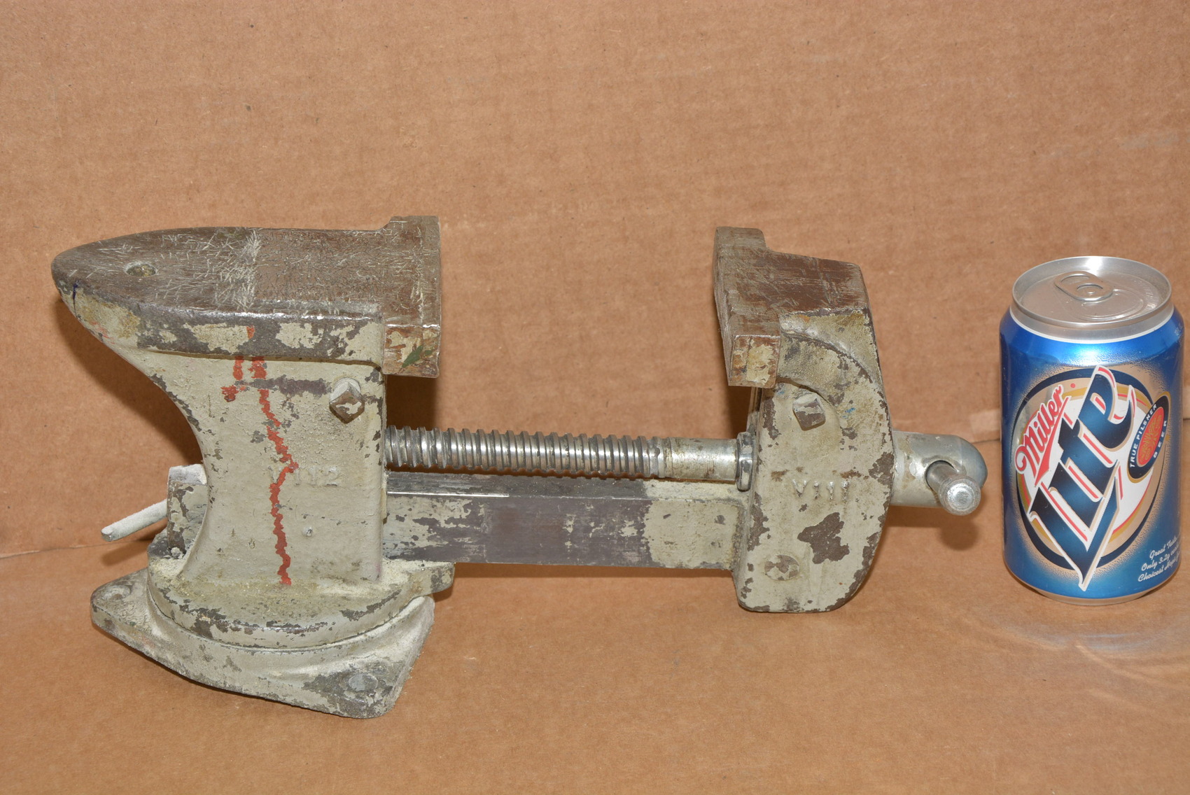 Antique Wards Deluxe Quality 3-1/2"Swivel Bench Vise Blacksmith Anvil