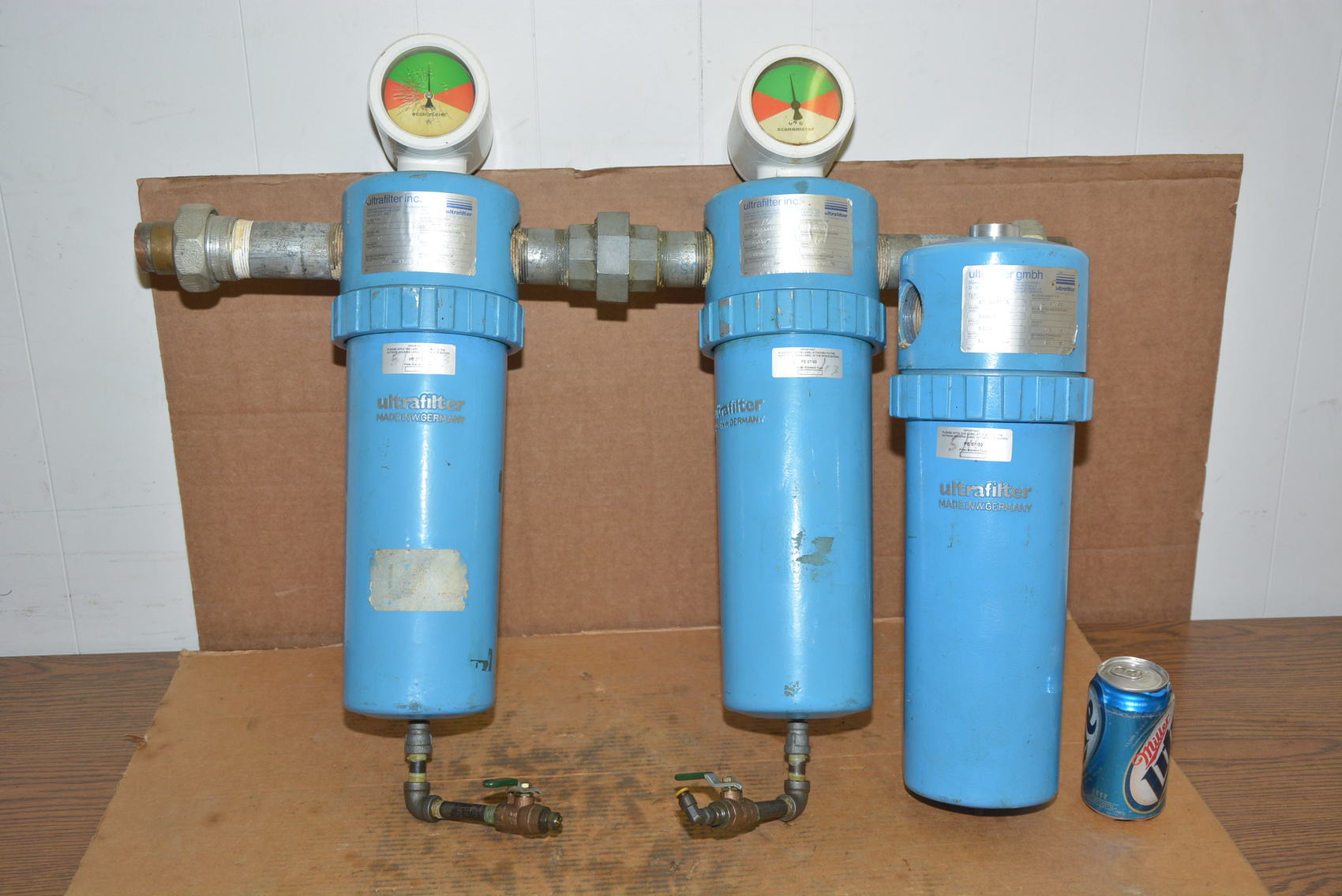 lOT OF 3 ULTRAFILTER Compressed Air FILTERS:(2)AG0048 AND(1)AG0048A