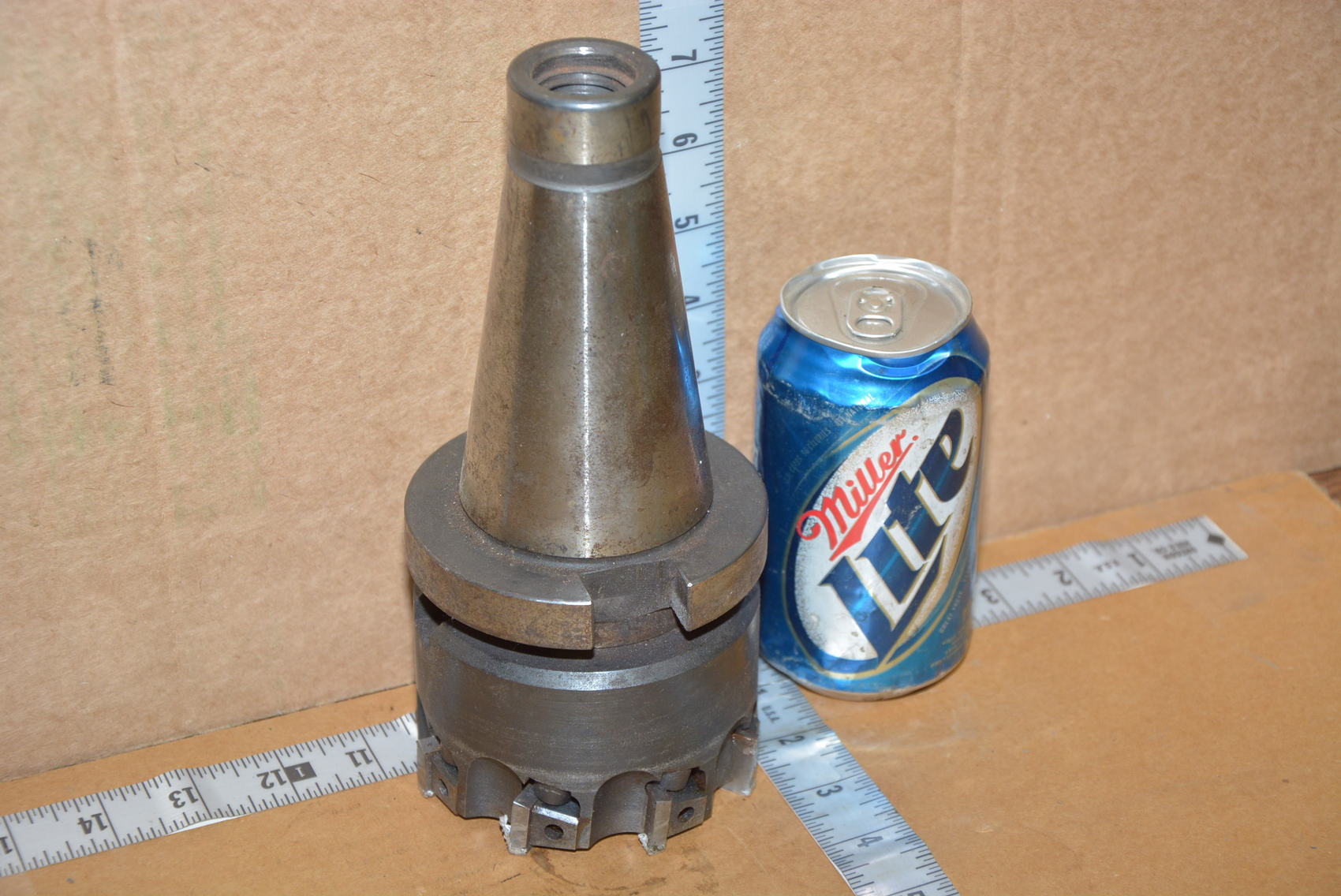 50 TAPER TOOL HOLDER,DEMER CARBIDE DCP1-0408-6 face MILLING CUTTER 4"