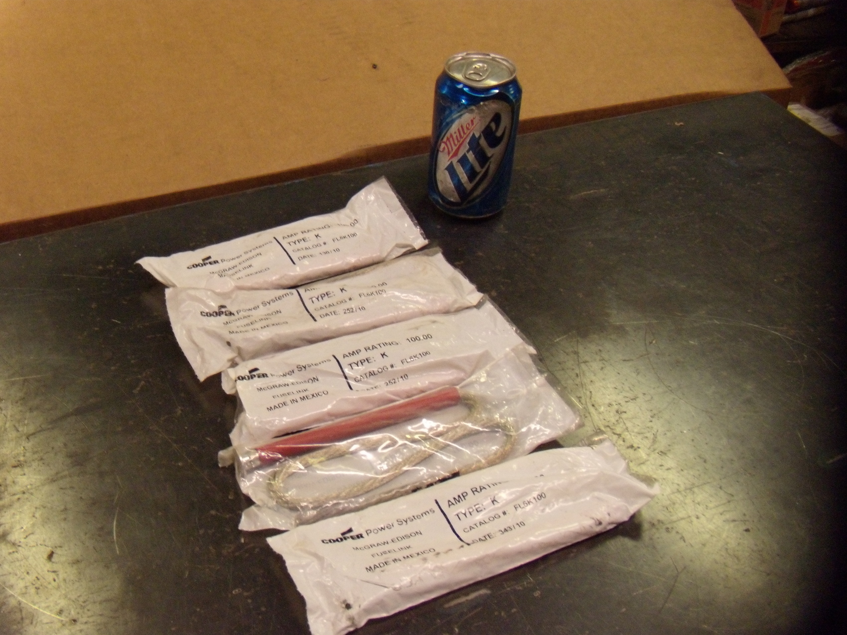 NEW Lot of 5 Cooper FUSE LINKS 100 AMP.Type K,Cat FL6K100