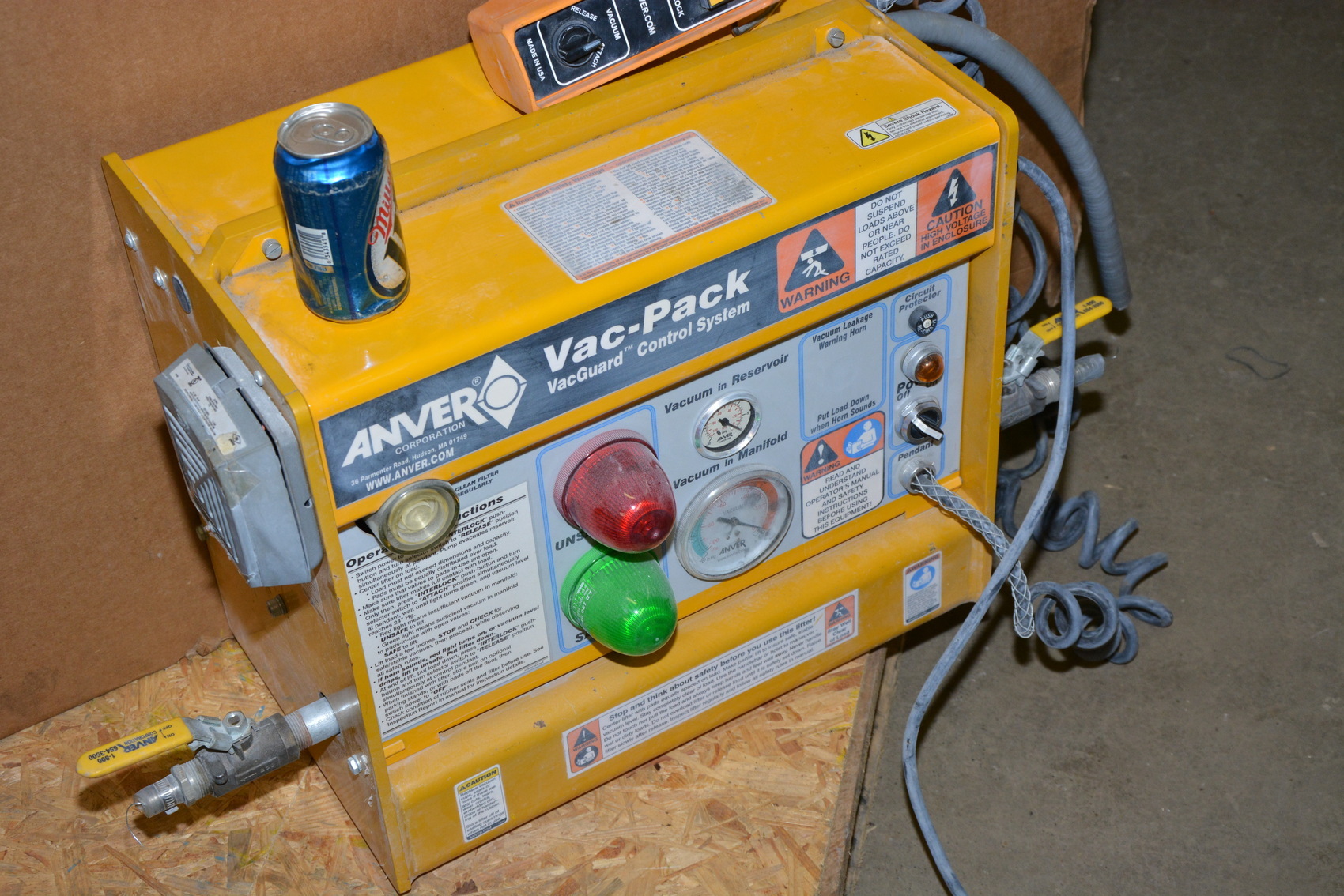 Anver VPE3-R Vac-Pack Vacuum Generator;900Lbs;1 PH