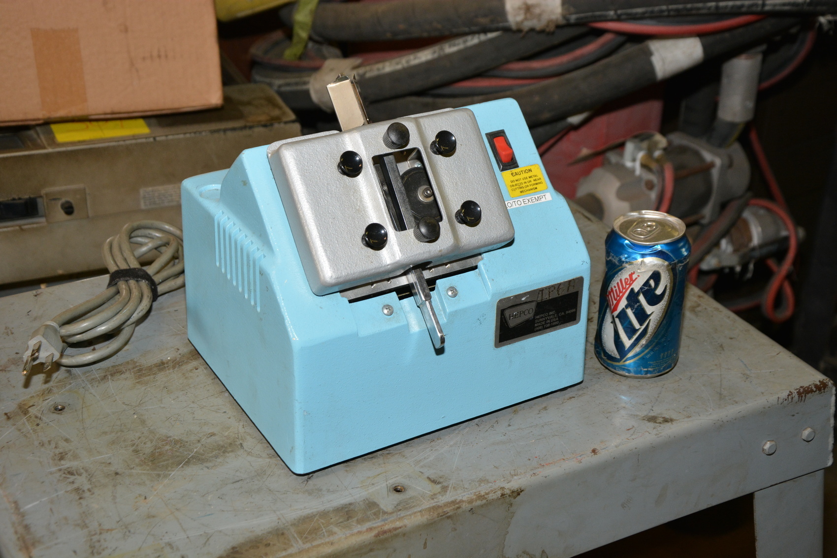 Hepco 7900-LF69 DIP Wire Lead Forming Former Cutter Machine