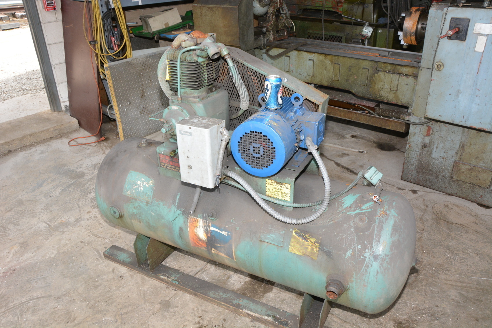 PUMP AND MOTOR--Champion Air Compressor;5 HP;80 GAL