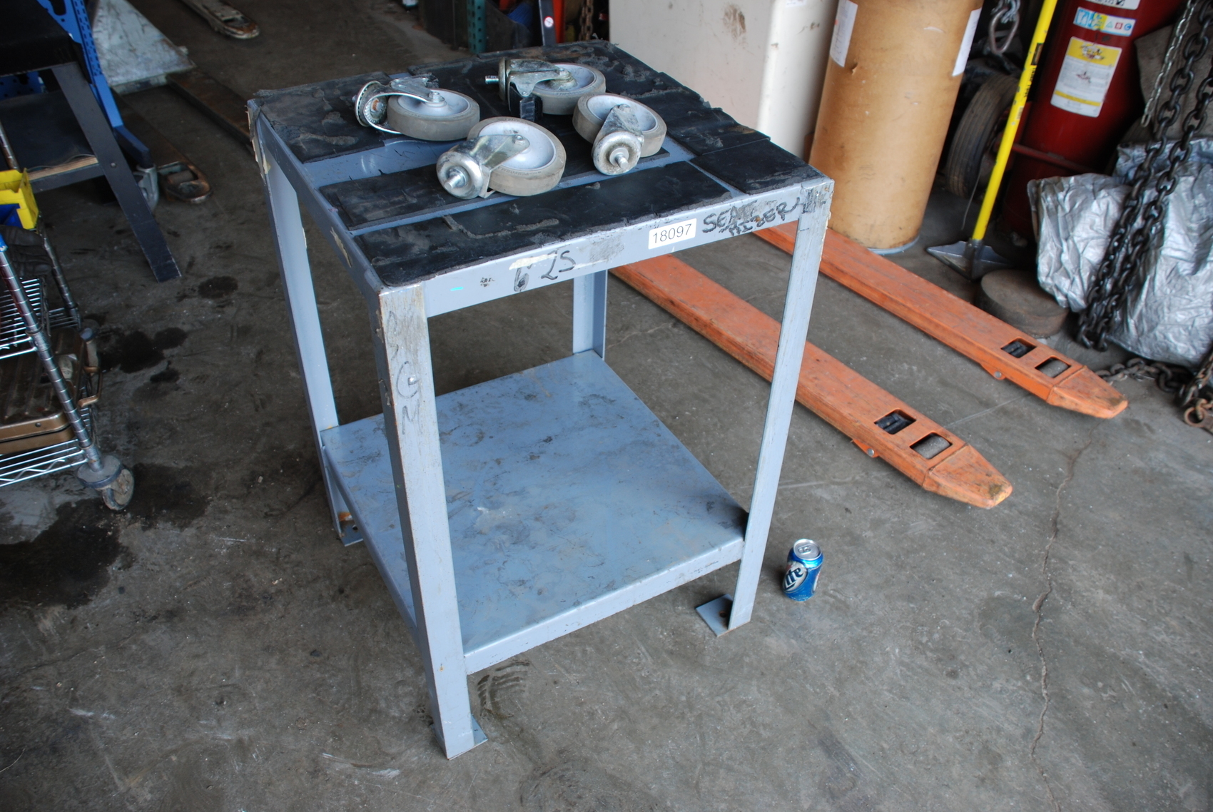 Work Shop Bench Cart Welding Table with CASTERS 24"x 24"x 36"