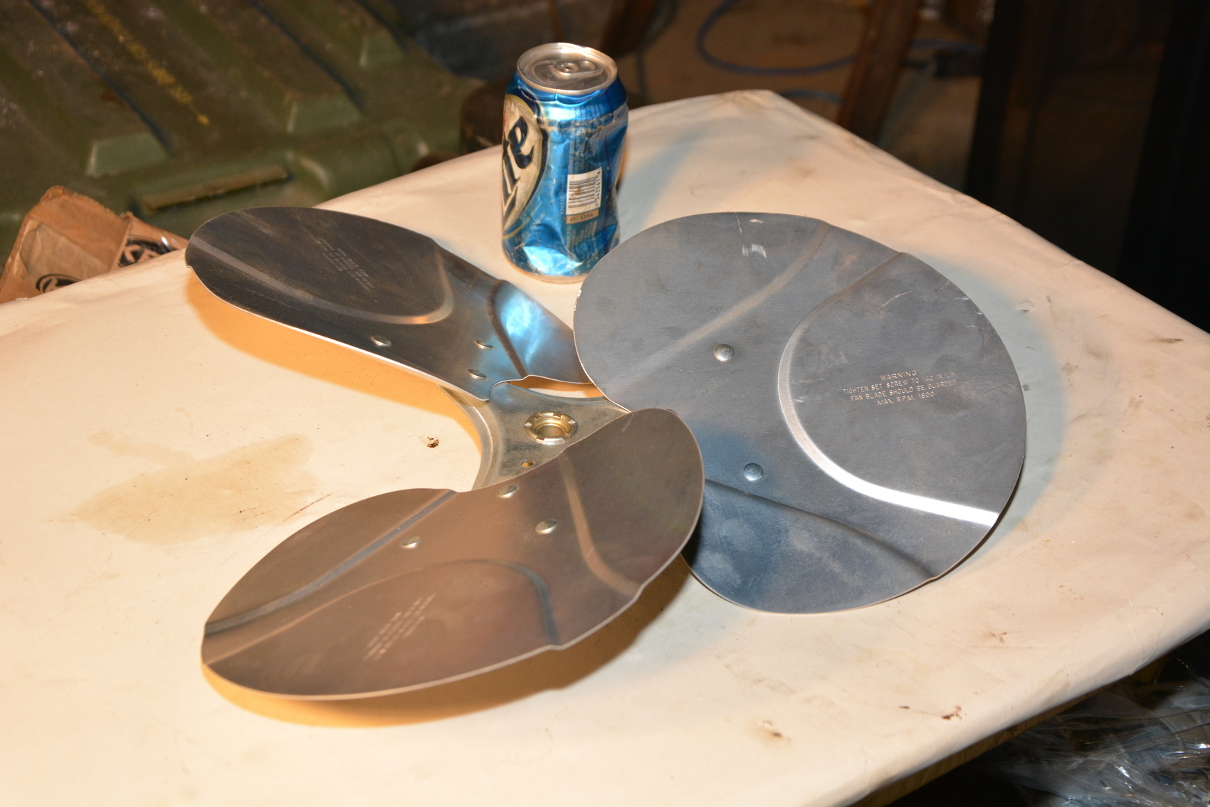 18"Fan Blade;1/2"mounting hole;aluminum
