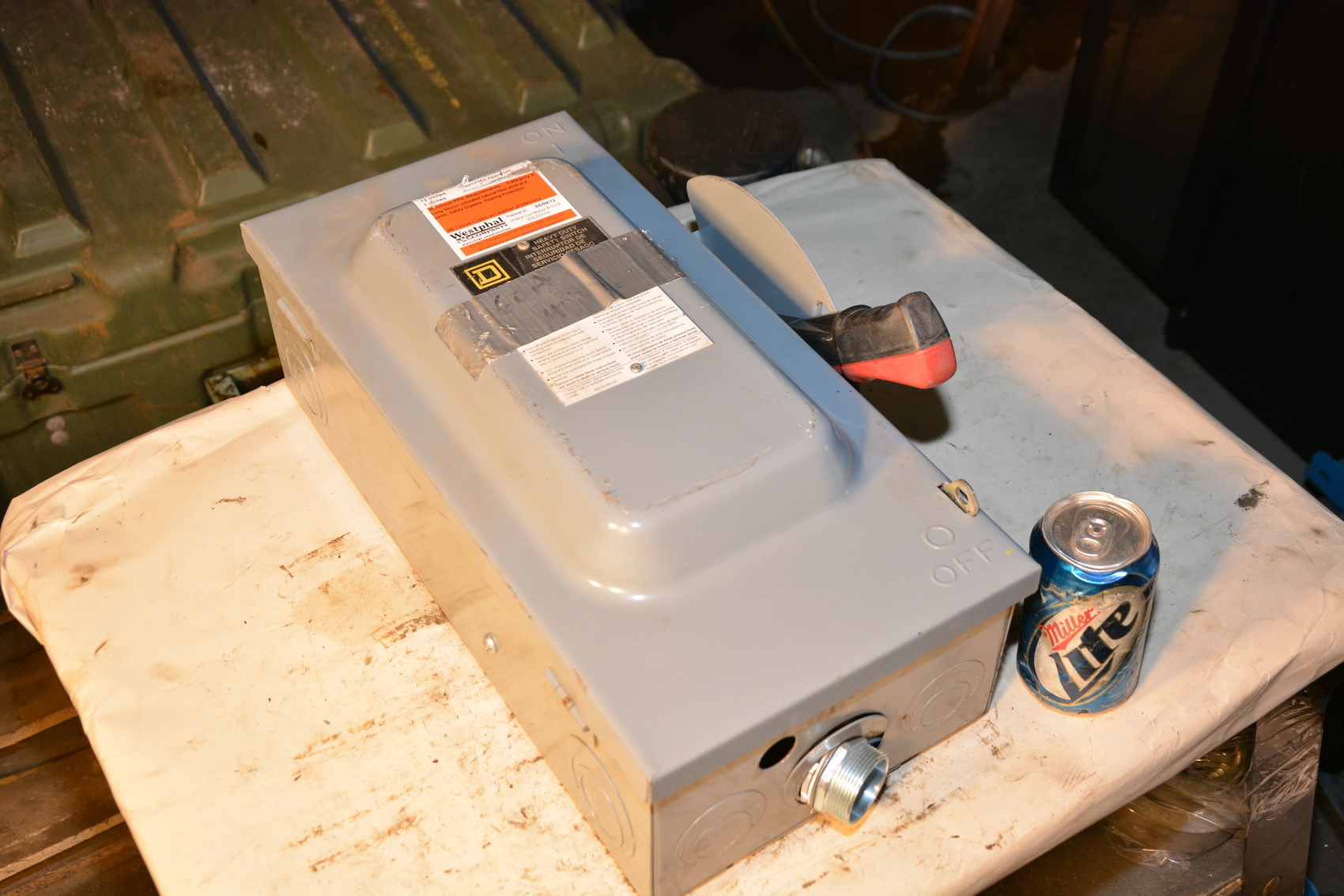 Square D Heavy Duty Safety Switch;60A,H362;600VAC/600VDC;20x12x8"