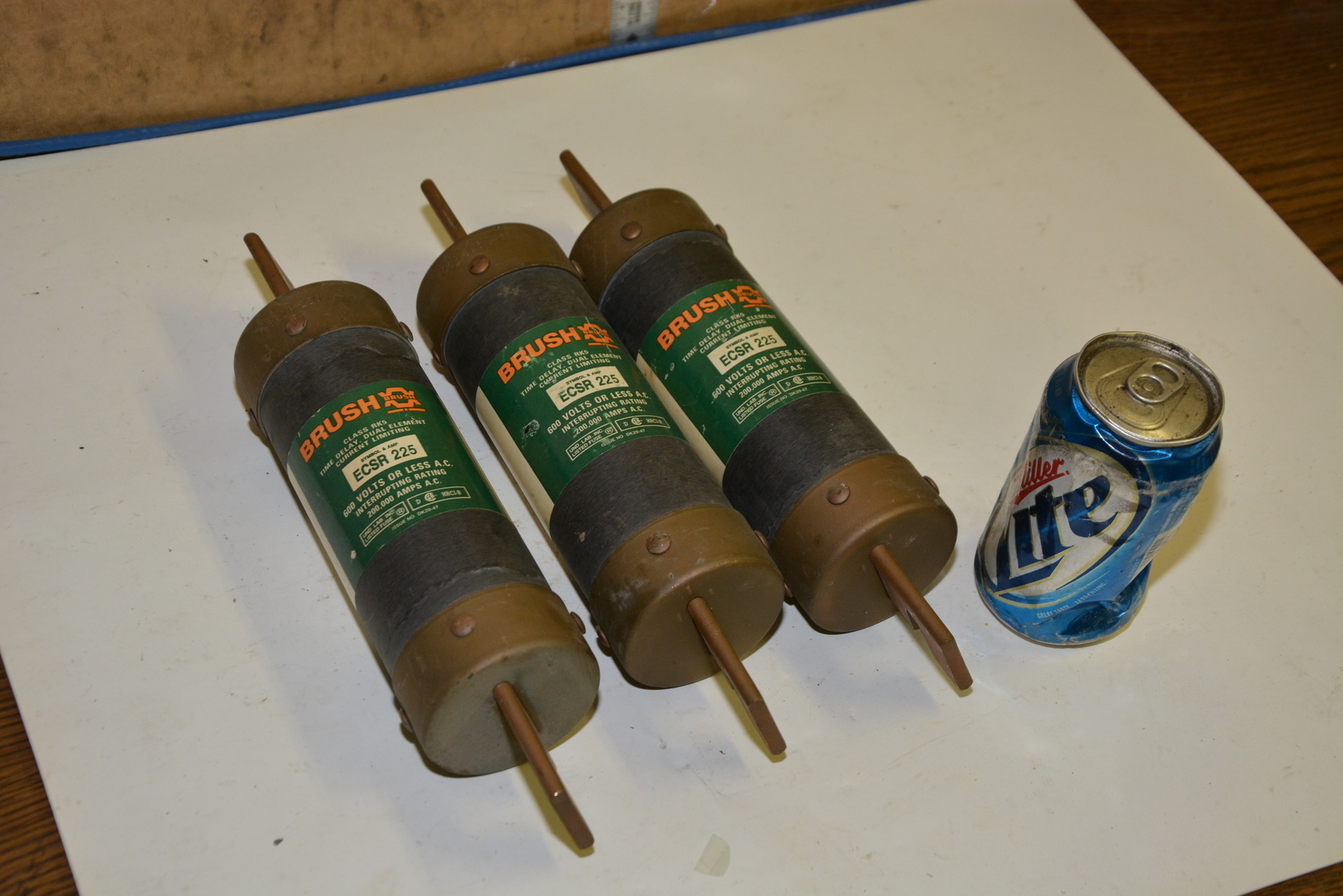 LOT OF 3,BUSSMANN ECSR 225,600v,225a FUSES Fuse fuze