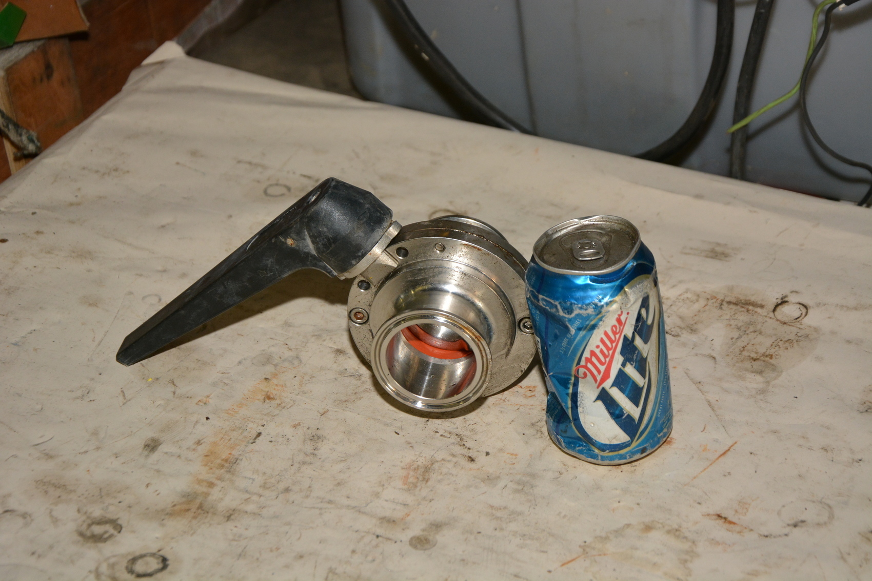 Parker Stainless Steel Butterfly Valve 1-7/8";BFLY-2.0-12-S-316L