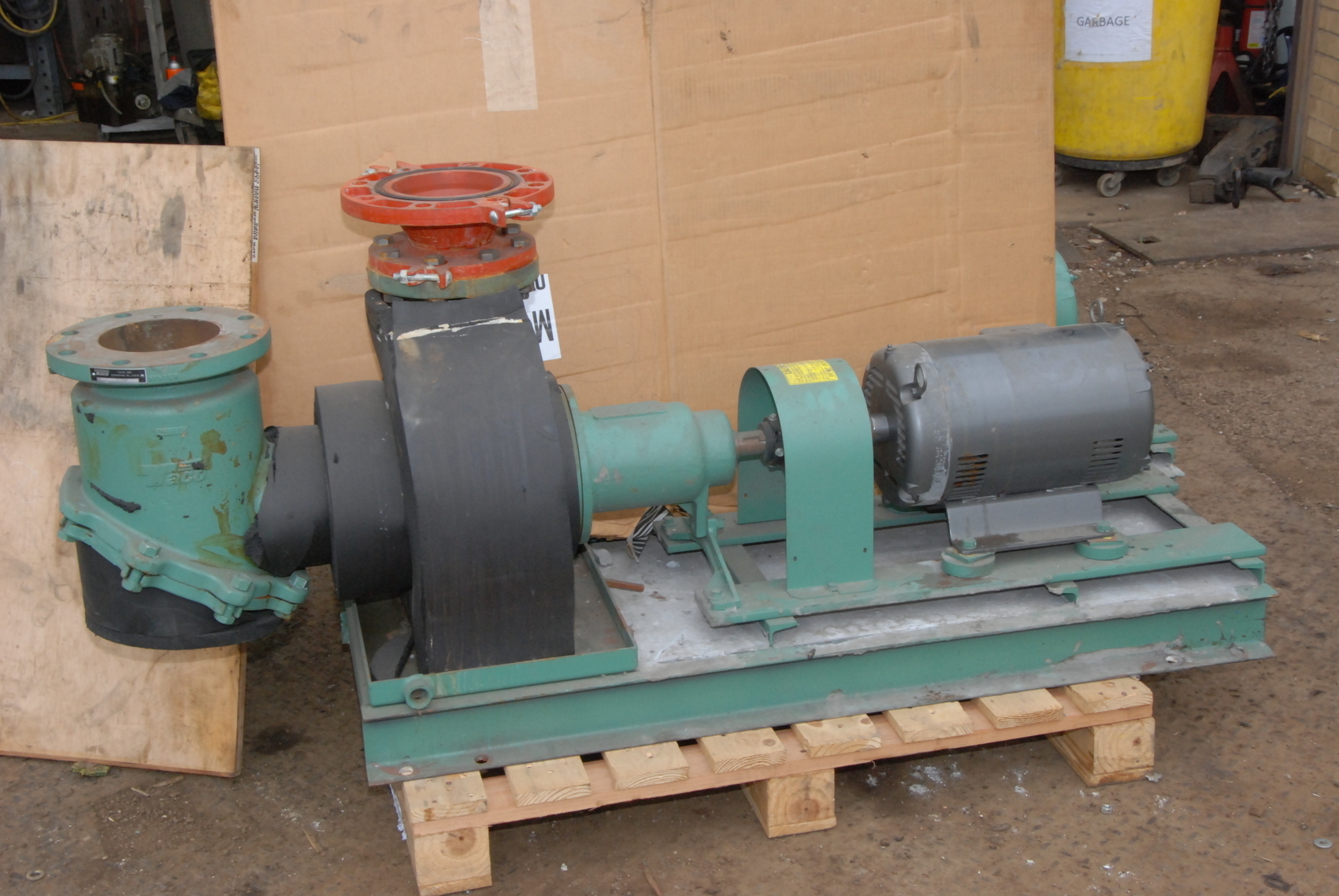 Taco 15HP Water Pump,FI4009E2HAJ1L0A;445 GPM;70FT;9.20 IMP DIA