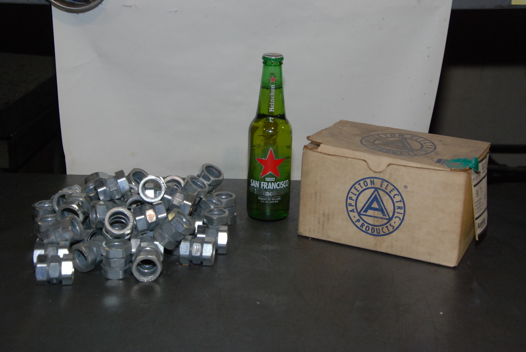 NEW LOT OF 50 APPLETON COMPRESSION COUPLINGS CAT#95T075 SIZE 3/4"