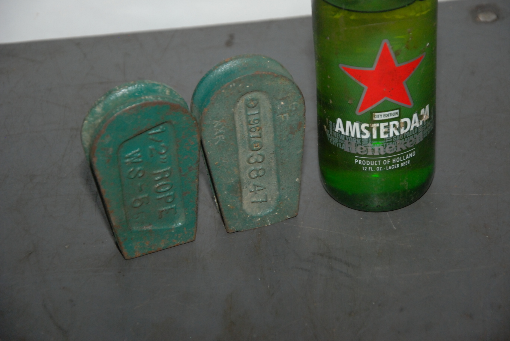 NEW Lot of 2 Johnson WS-5 Wire Rope Wedge 1/2"rope