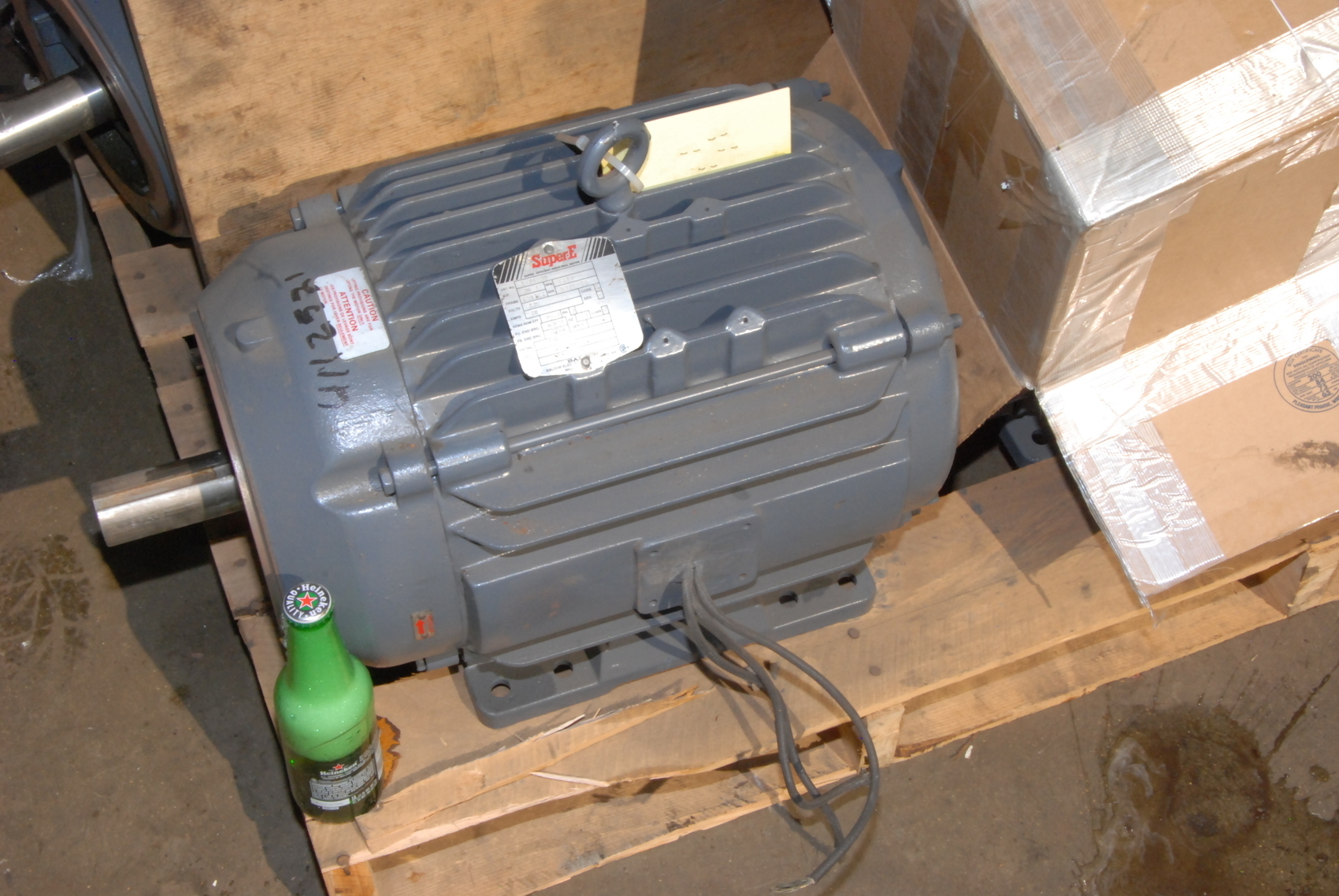 Rebuilt SUPER-E 10 HP 3ph Electric Motor;T-26059;1170 RPM;FRAME 256TCZ