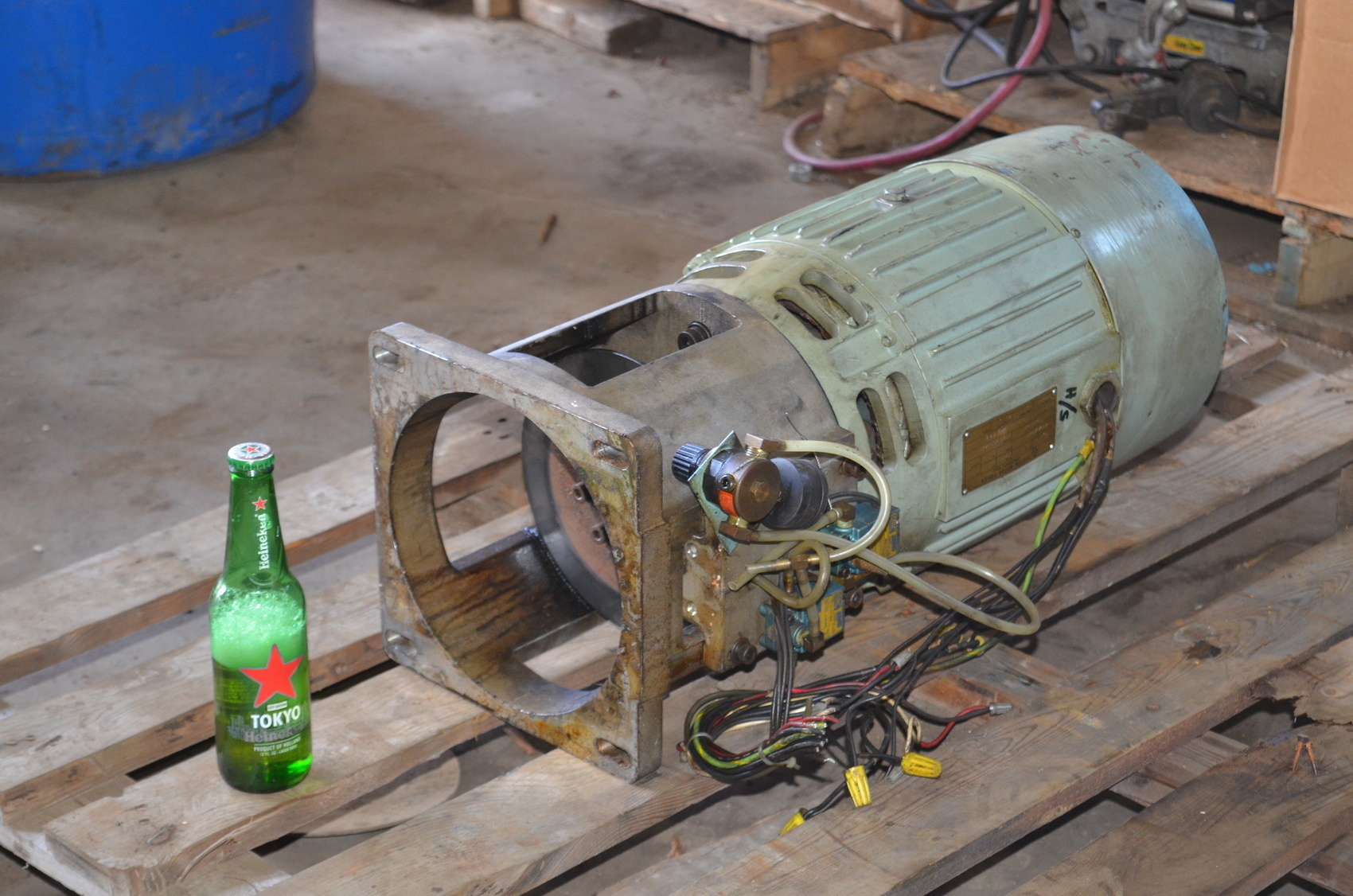 Custom motor spindle 6.5 HP electric motor;96-6000 RPM From Hurco MB1
