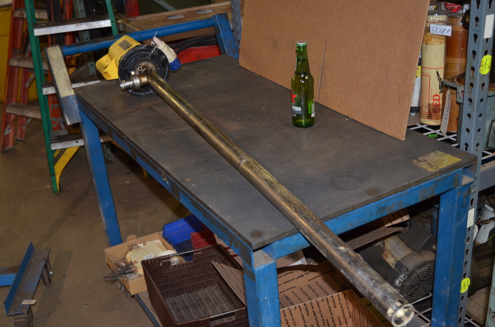 Lutz MI 4-230 E Drum pump;48"pipe;230V single phase;450/500W