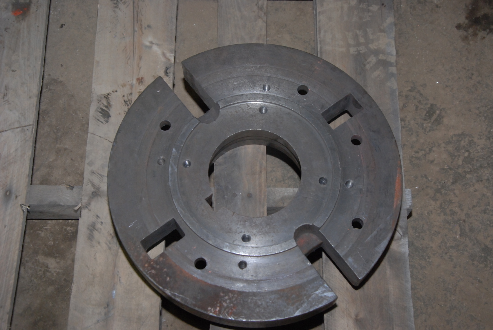 17-1/2"Lathe faceplate;L3 mounting face dog plate