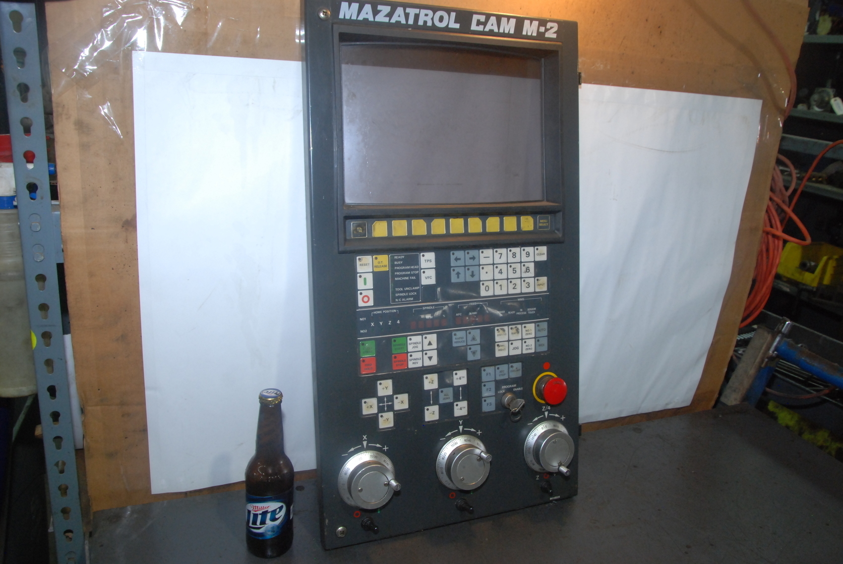 mazatrol cam m2 tv cnc monitor control pendant