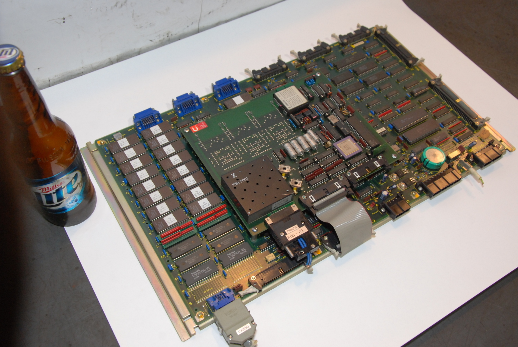 SEIKI PCB SERVO BOARD S16-II,BUBBLE MEMORY 128K,FBC501M4P