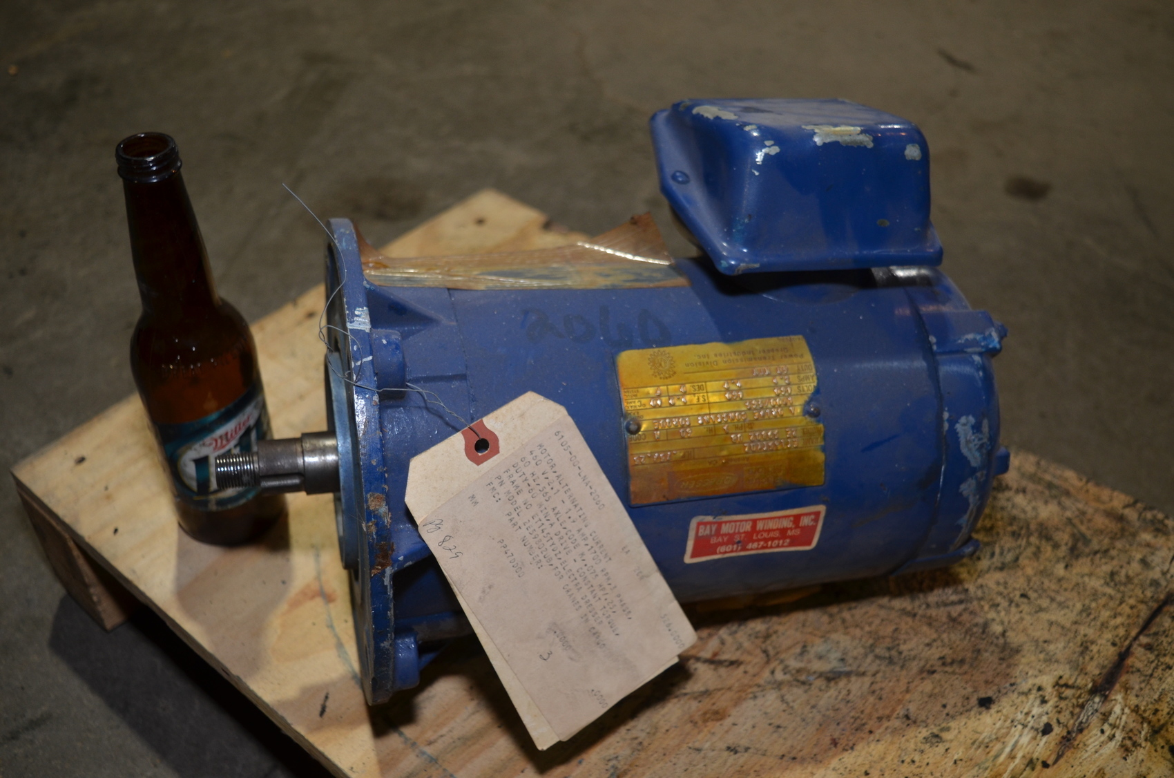 Electra 2E59802UB ET145TYDZ 3ph Two SPEED 1700/565 RPM Electric Motor