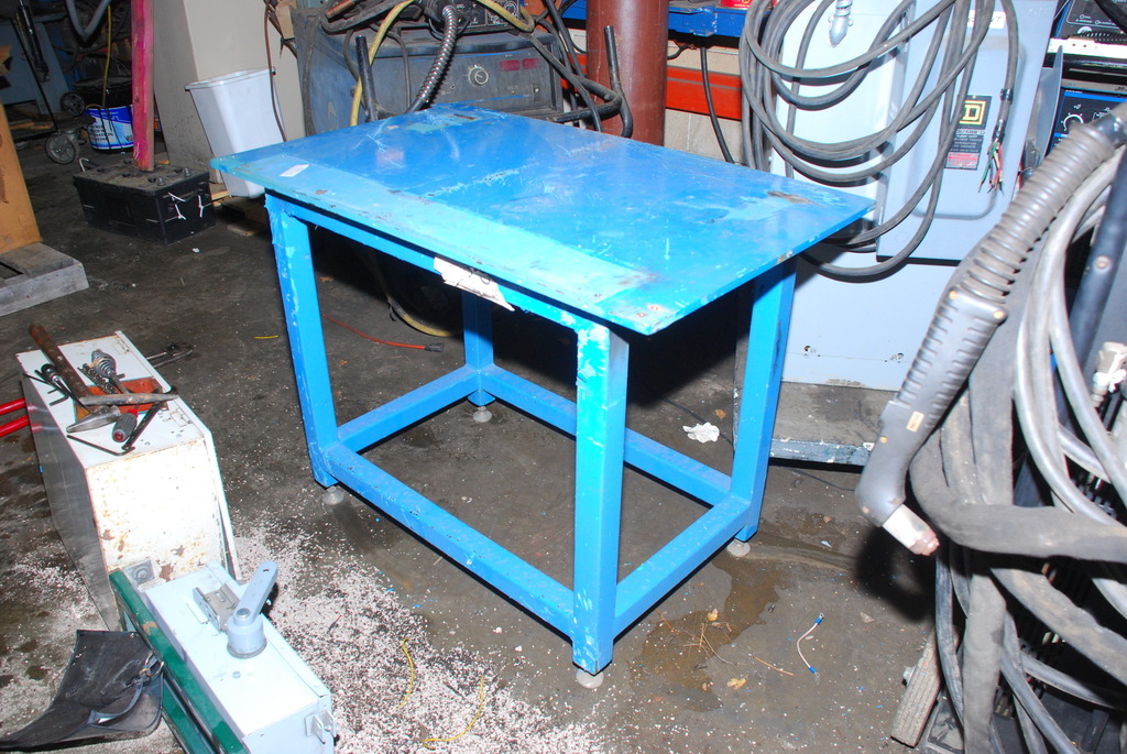 Welding table 24x40, 30 inch high, 1/2 inch top