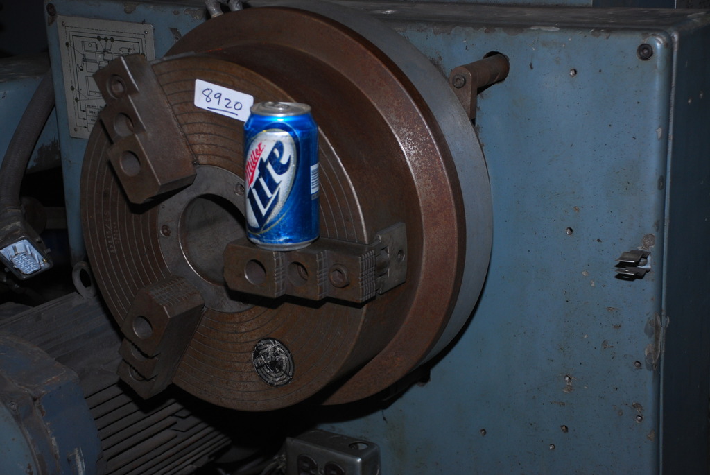 SMW SP315/ES Pneumatic Lathe Chuck, 3.5" BORE! nopl